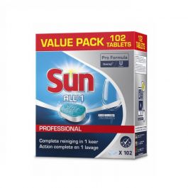Vaatwastabletten Sun Pro Formula All-in-1 102 stuks